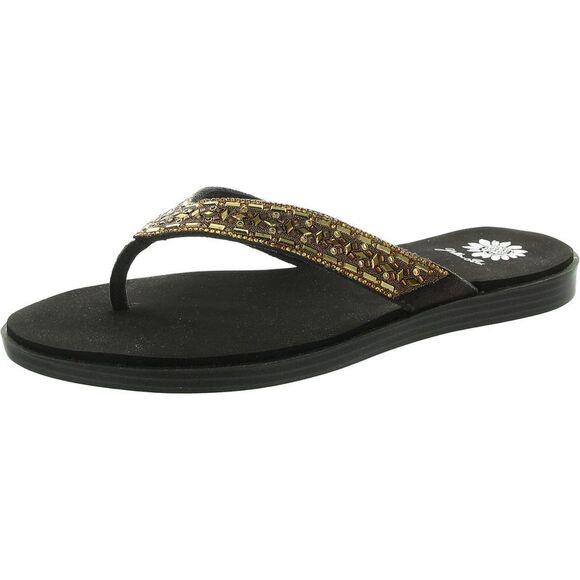 Yellow Box | Shoes | Yellow Box Womens Dashna Bronze Embellished Suede ...